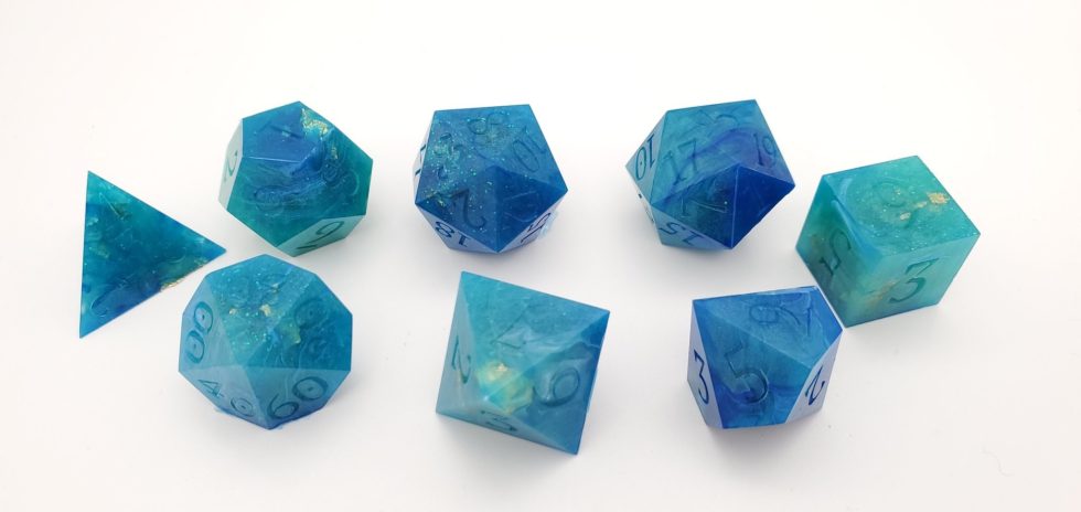 Making Dice: Cap Molds for Dungeons & Dragons by Hanley Brady